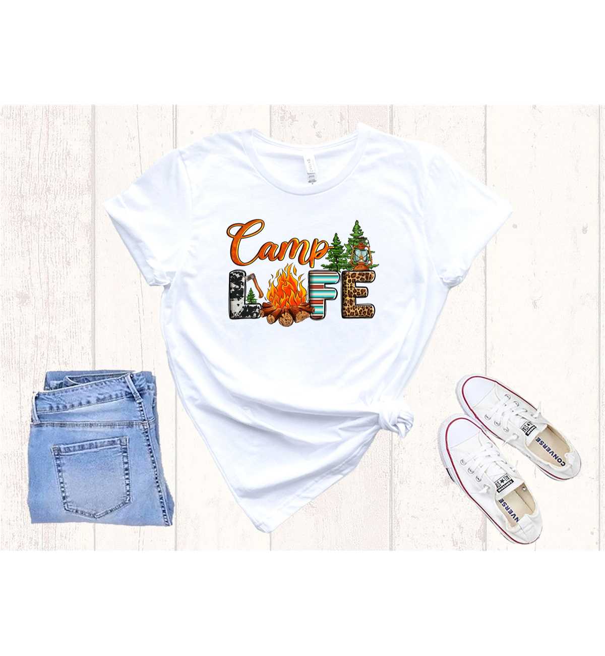 Camping Shirt, Camp Life Shirt, Hiking Shirt, Adventure | Inspire Uplift