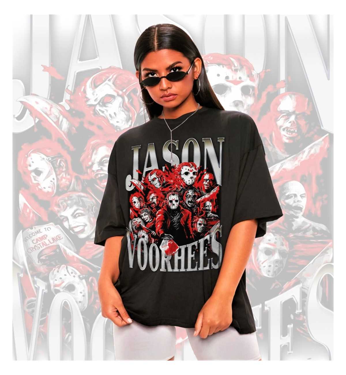 Retro Jason Voorhees Shirt -Jason Voorhees Tshirt,Jason Voor - Inspire ...