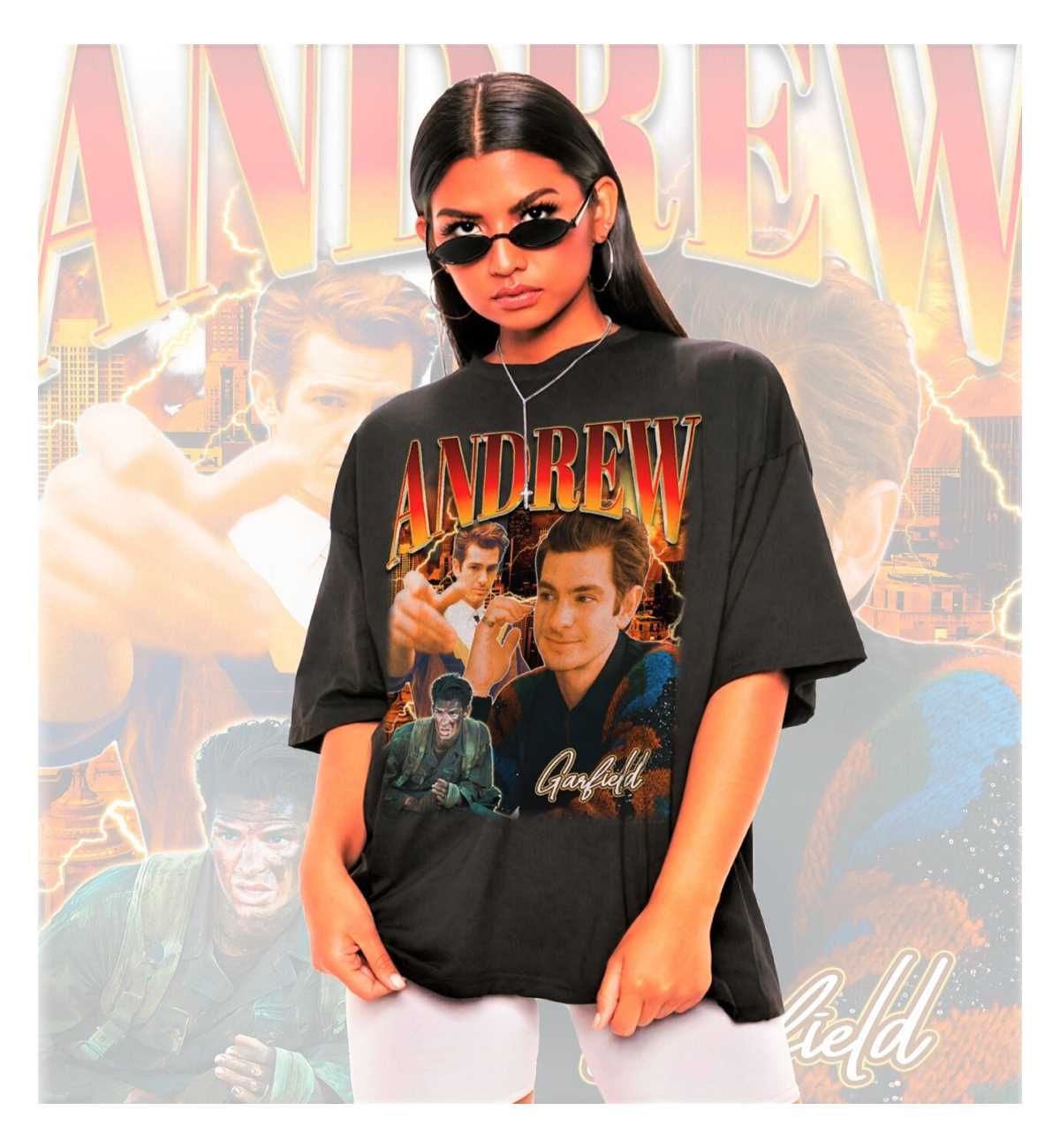 Retro ANDREW GARFIELD Shirt -Andrew Garfield Tshirt,Andrew G - Inspire ...