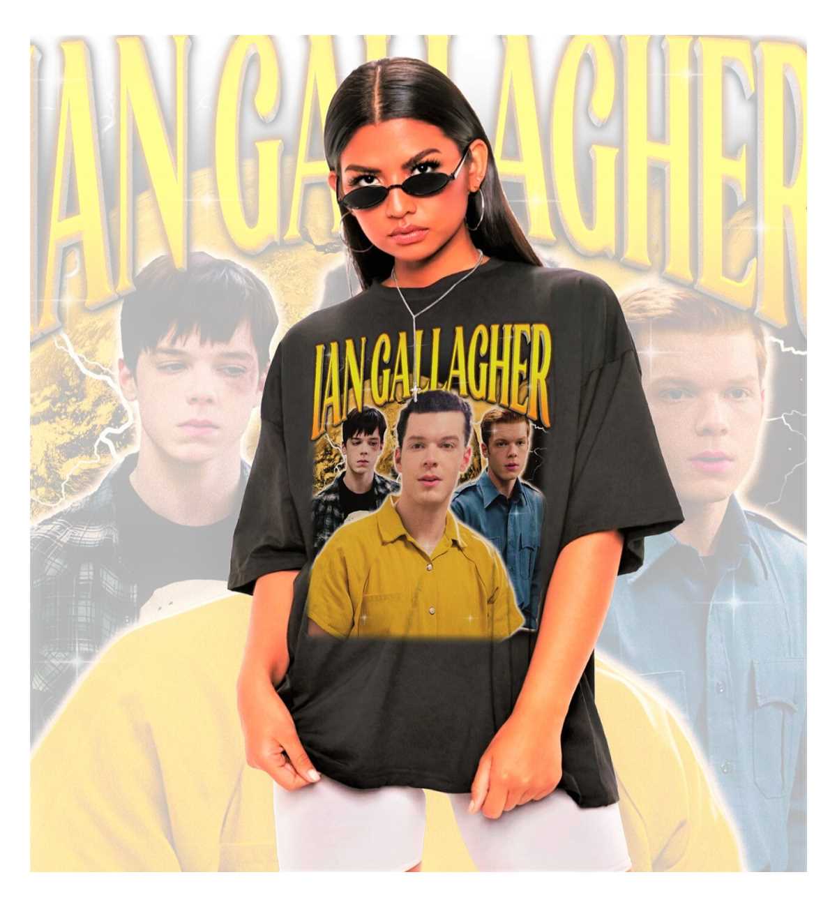 Retro IAN GALLAGHER Shirt -Cameron Monaghan Shirt,Cameron Mo | Inspire ...