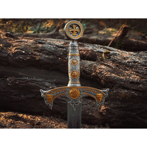 Handmade Templar Knights Sacred Holy Longsword Ornate Full L | Inspire ...