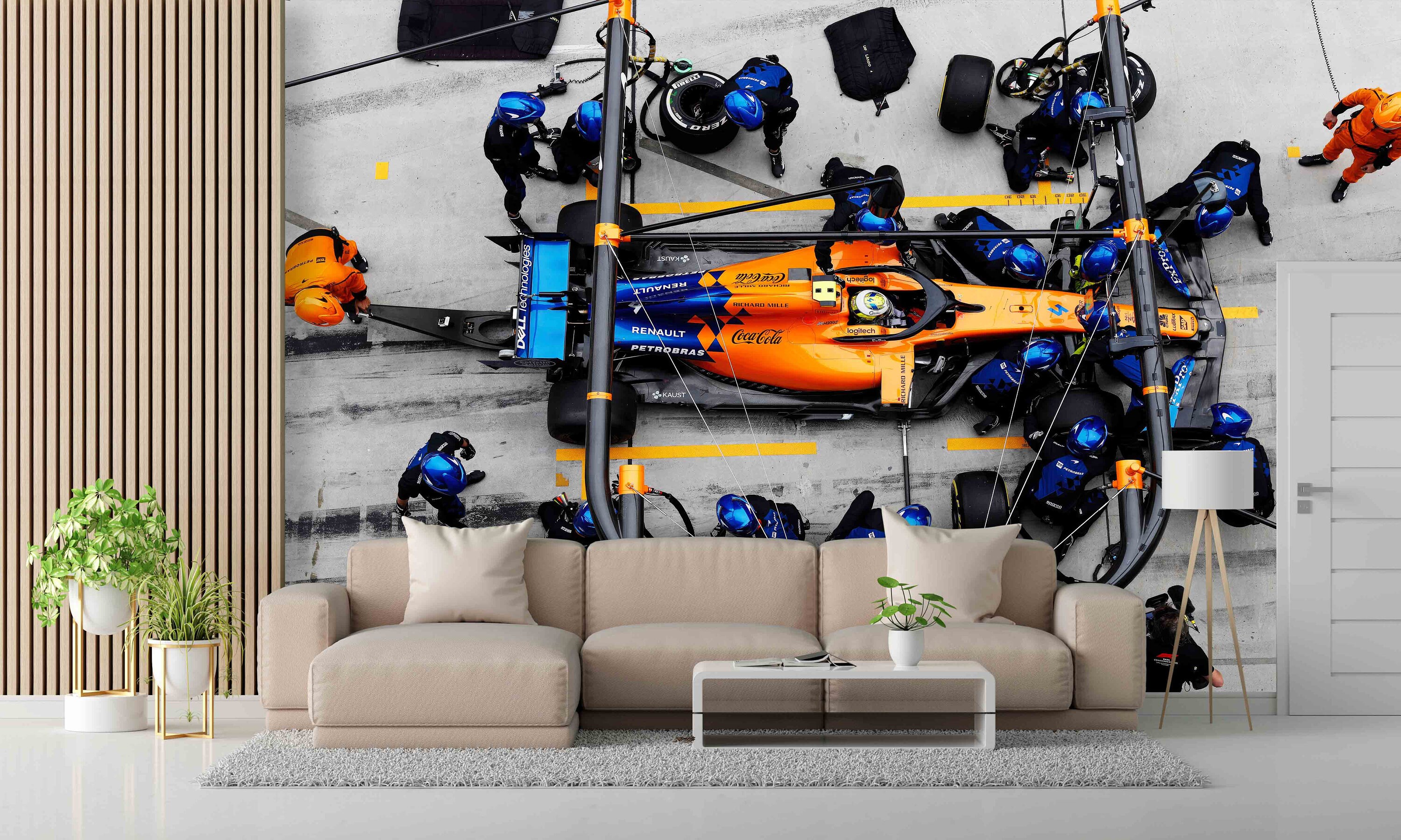 Norris Mclaren F1 Wallpaper, Formula 1 Mural, Gift Wallpaper | Inspire ...