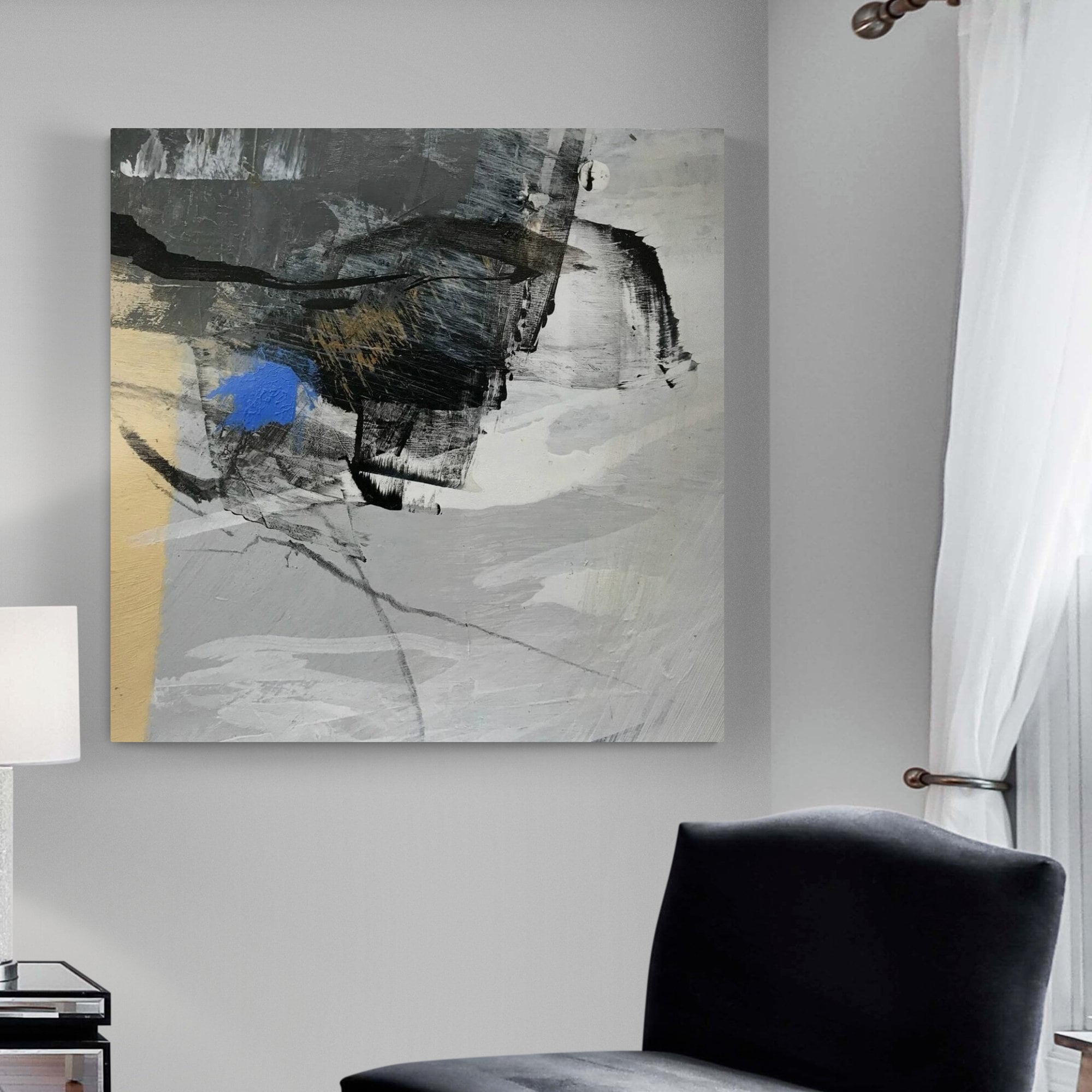 Monochrome Musings Contemporary Abstract Art,abstract painti - Inspire ...
