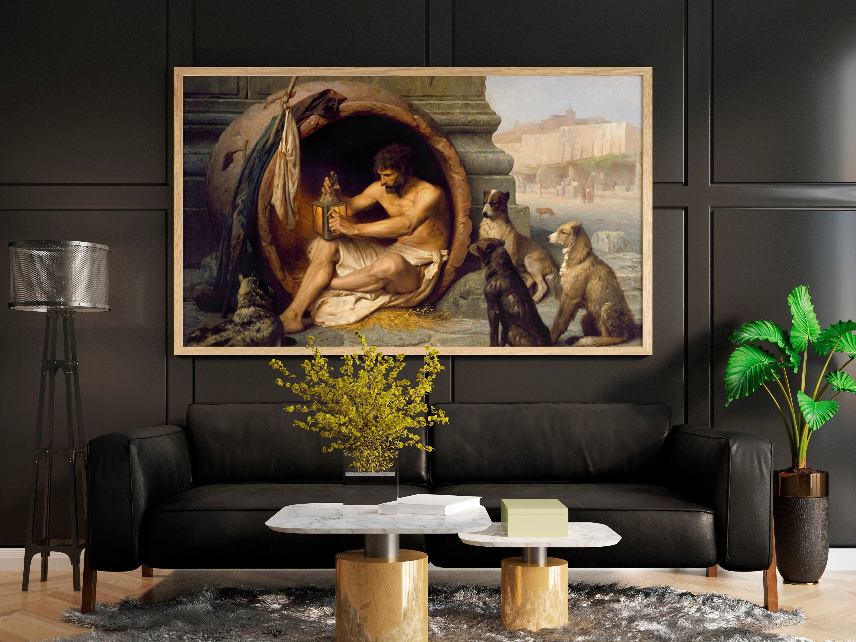 Jean Leon Gerome Diogenes 1860 Reproduction Of Classic Pai Inspire