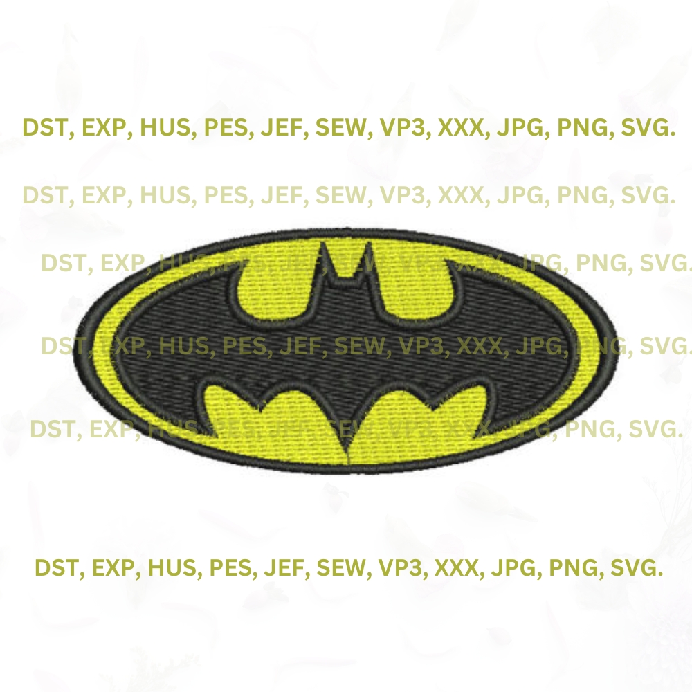 Batman embroidery design | Inspire Uplift