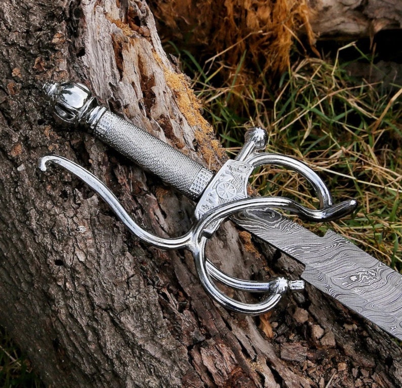 Famous Replica Of Zorro Sword Ocean Current Pattern Damascus | Inspire ...