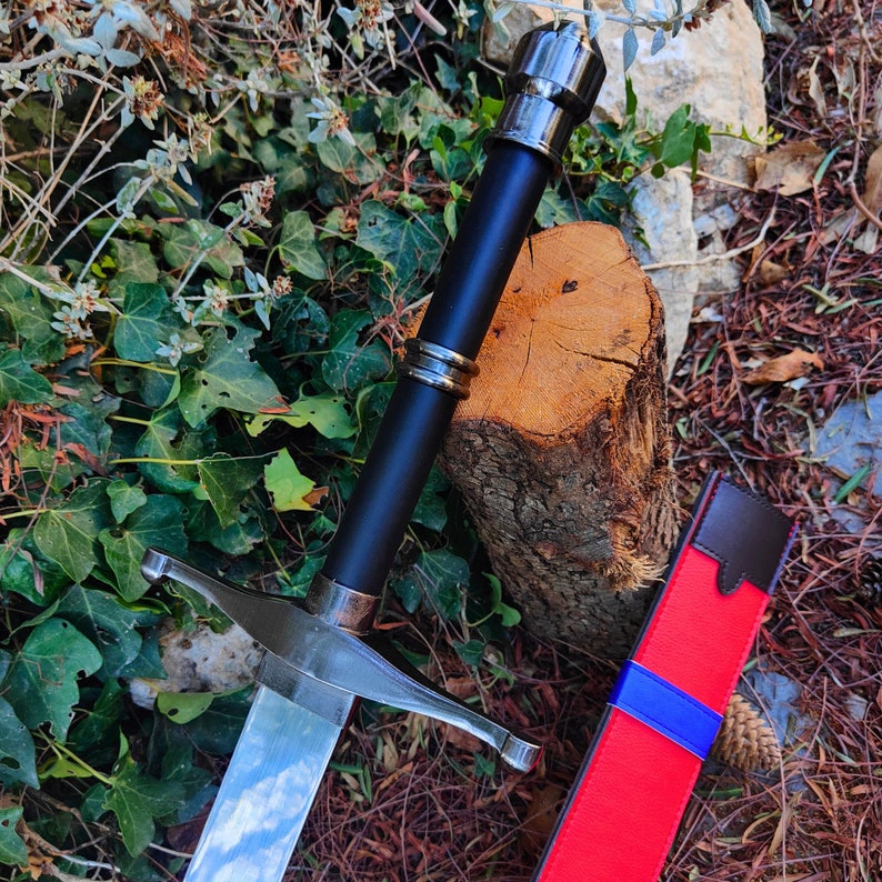 Handmade Trunk Sword With Wooden/Leather Scabbard - Inspire Uplift