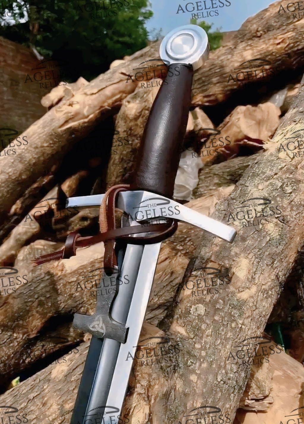 Handforged Medieval sword with Mjolnir neckless HISTORICAL S | Inspire ...