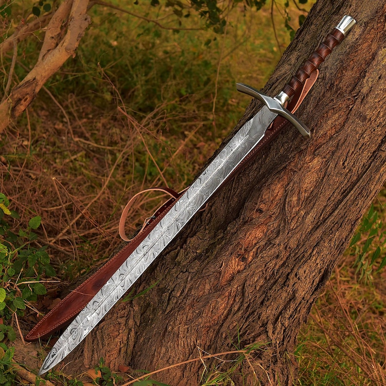 Hand Forged Custom Viking Sword Medieval Viking Sword Norse | Inspire ...