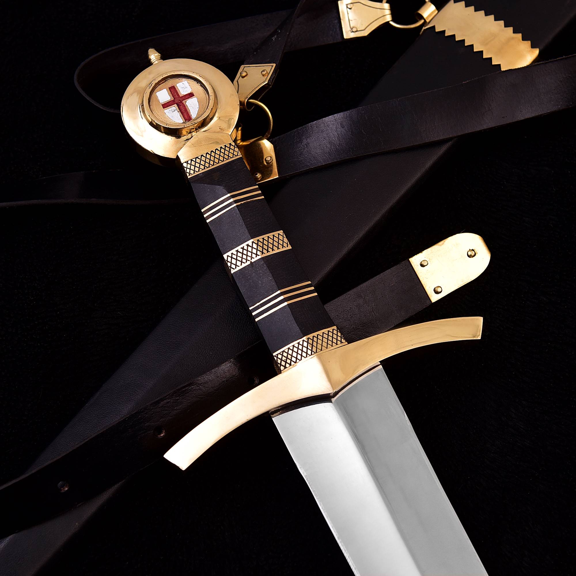 Authentic Handcrafted Templar Sword Historical Crusader Long | Inspire ...