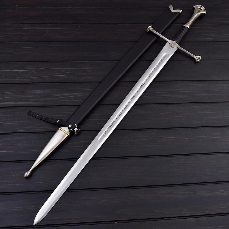 THE NARSIL SWORD, Sword Of Anduril, Custom Handmade, Stainle | Inspire ...