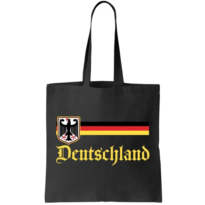 Germany Flag Stripe Logo Tote Bag | Inspire Uplift
