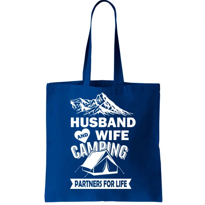 Husband And Wife Camping Partners For life Tote Bag | Inspire Uplift