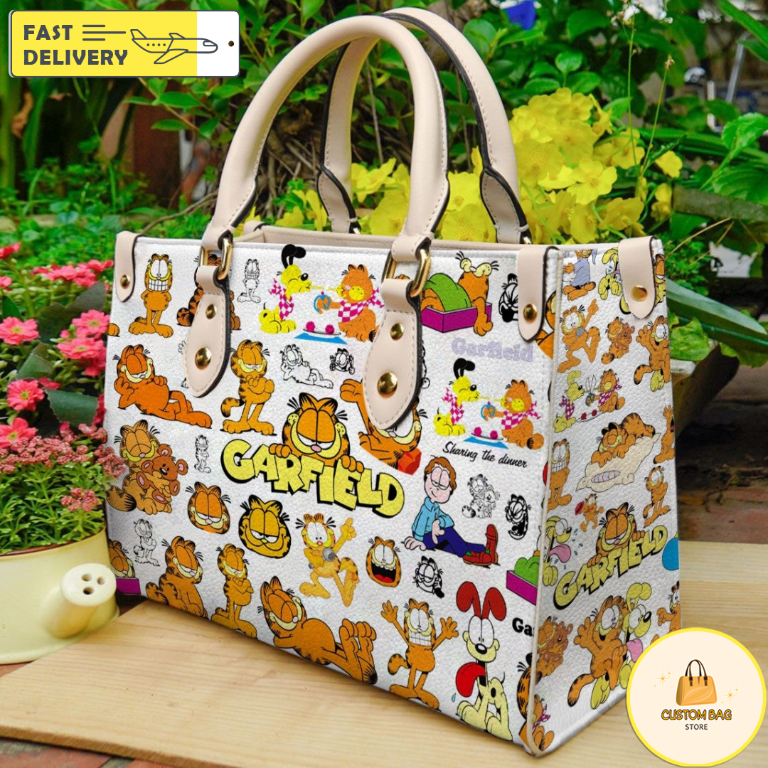 Garfield Leather Handbag,Garfield Leather Bag,Garfield Cross | Inspire ...