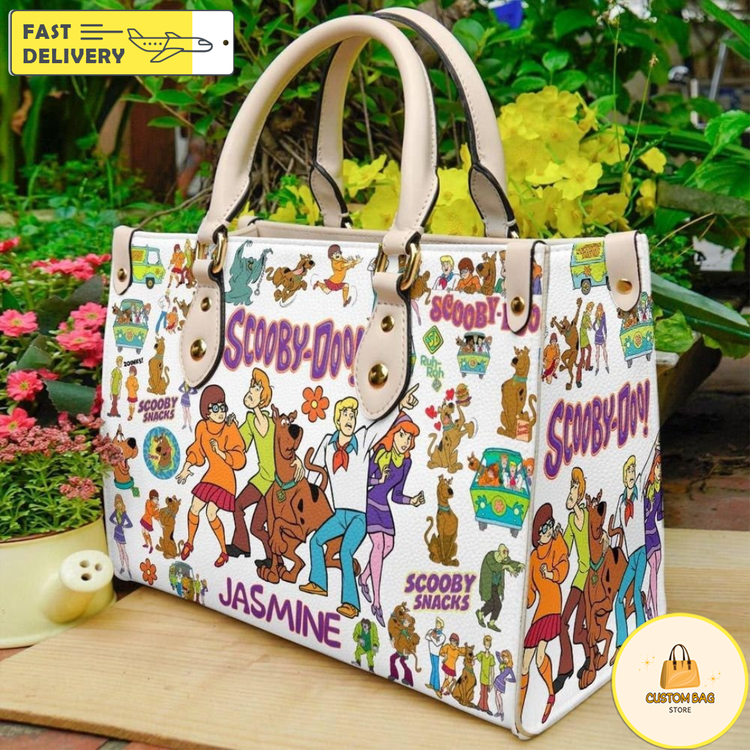 Scooby-Doo Handbag, Custom Scooby-Doo Leather Bag, Scooby- | Inspire Uplift
