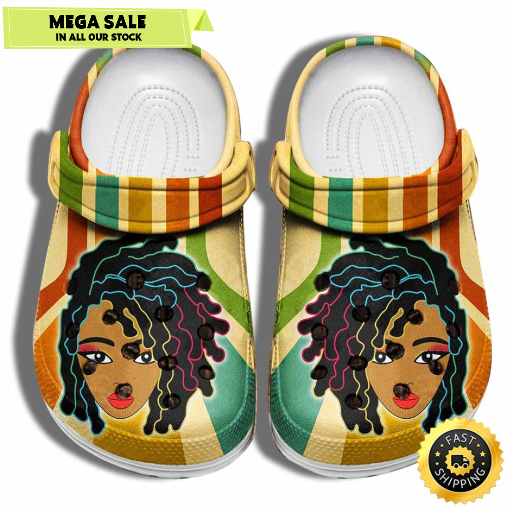 Black Girl Hair Juneteenth Africa Culture Black Women Crocs | Inspire ...