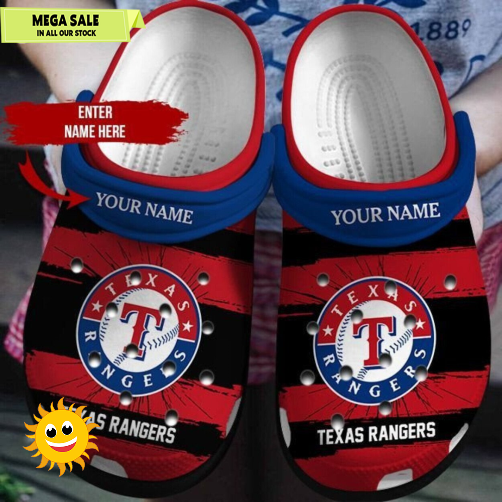 Rangers Fans Delight Personalized Texas Crocbland Clog Desig | Inspire ...