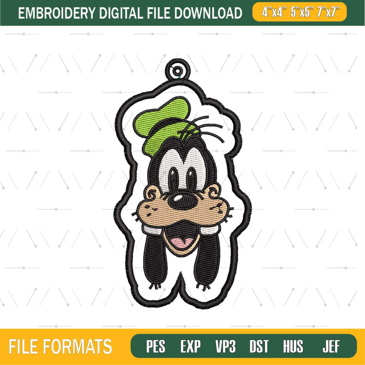 Disney Goofy Sticker Embroidery Png - Inspire Uplift