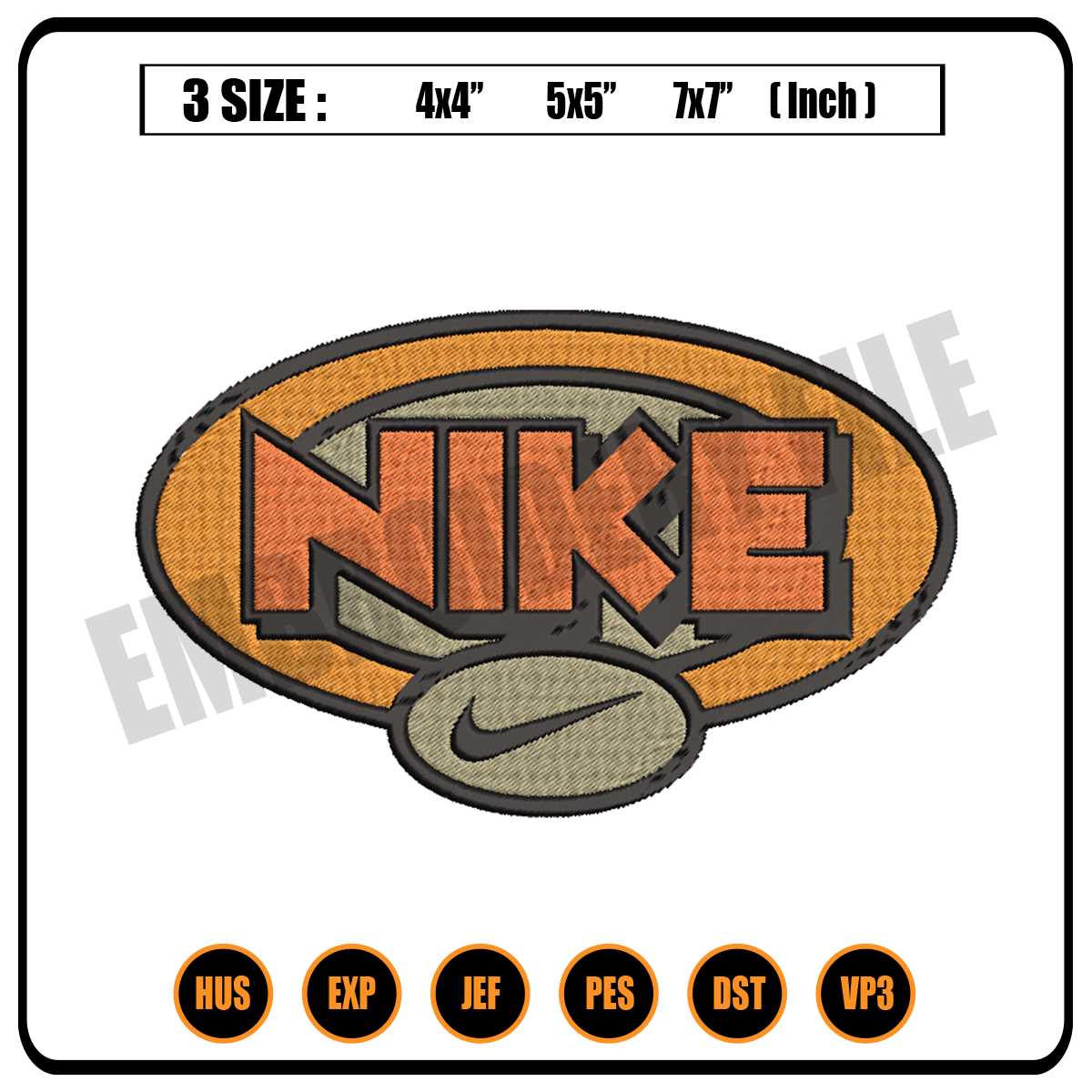 Retro Nike Logo Embroidery Designs | Inspire Uplift