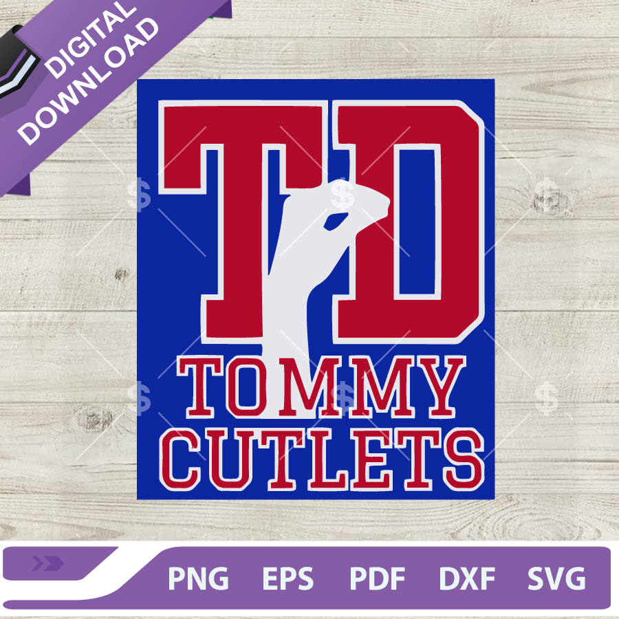 TD Tommy Cutlets Hand Football SVG, Tommy Cutlets Football p | Inspire ...