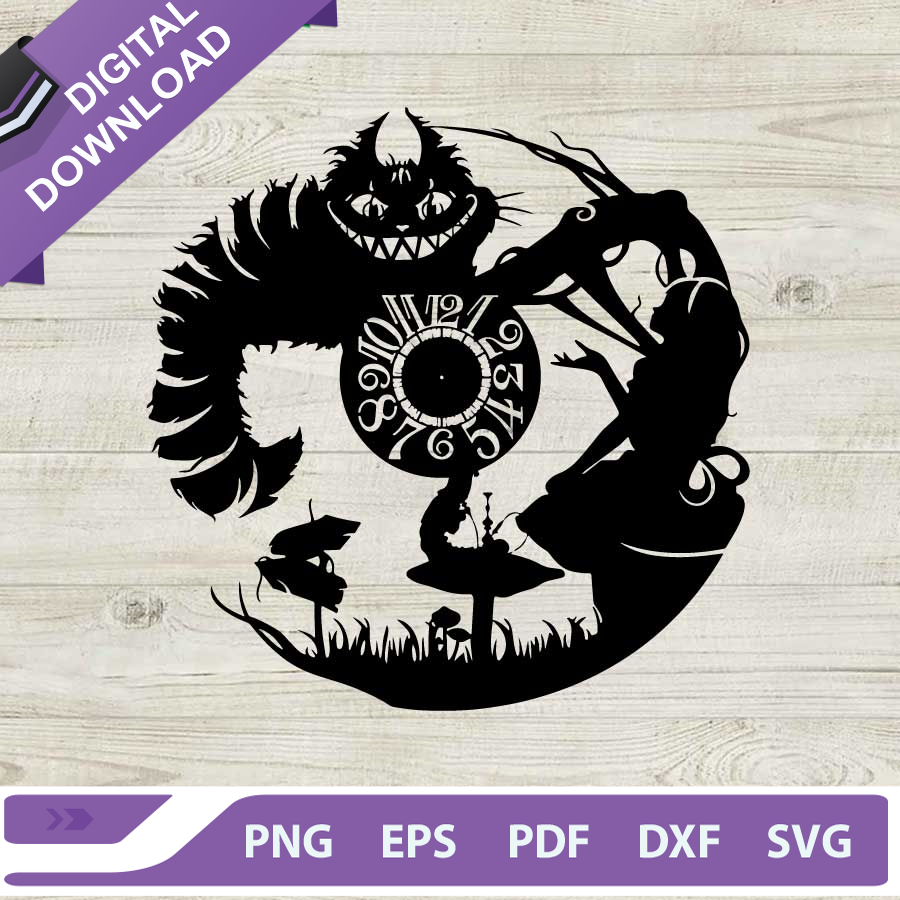 alice clock svg - Inspire Uplift