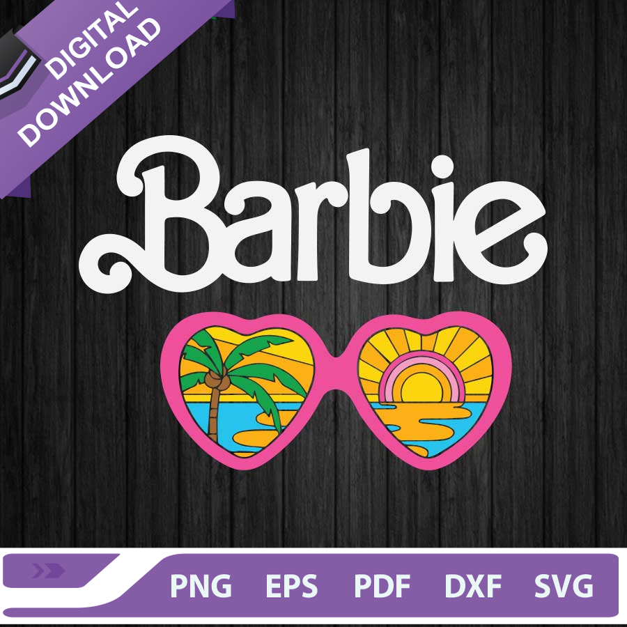barbie sunglasses svg - Inspire Uplift