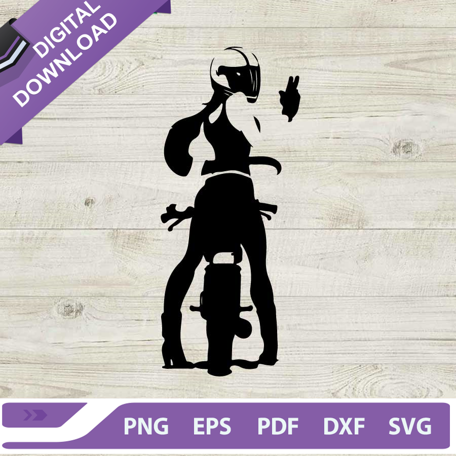 biker chick svg - Inspire Uplift