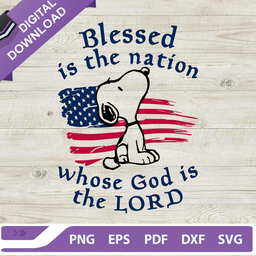 blessed nation svg - Inspire Uplift