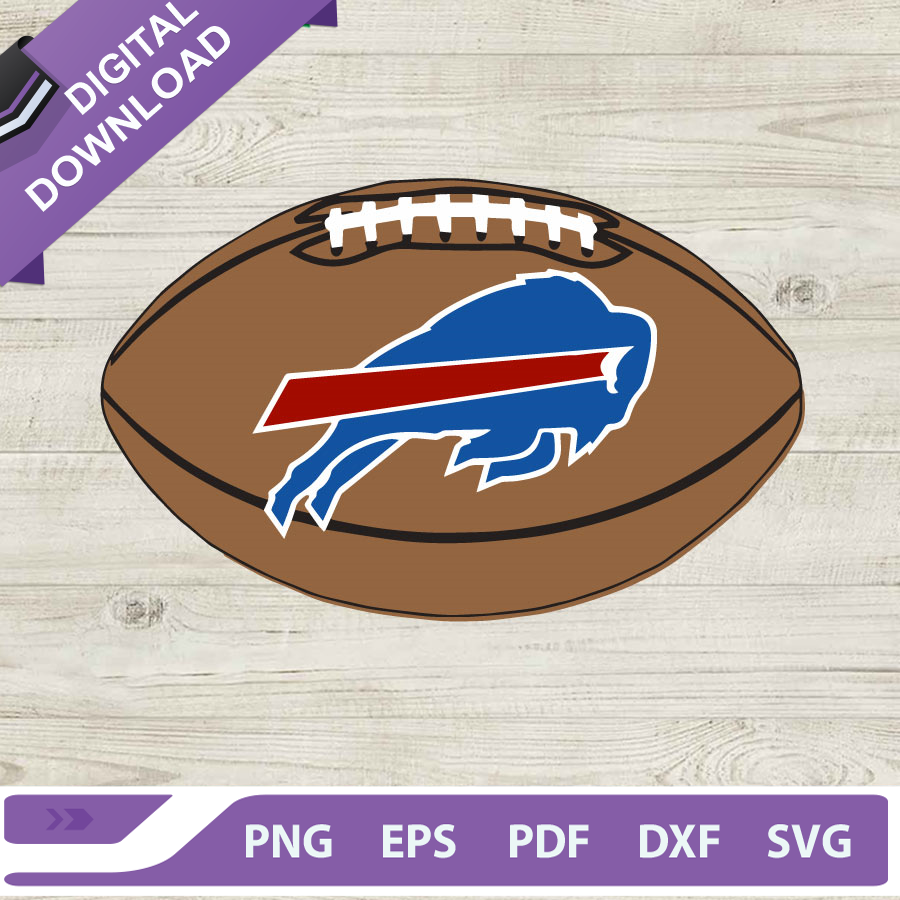 Buffalo Bills Ball Logo SVG, Buffalo Bills American Football | Inspire ...