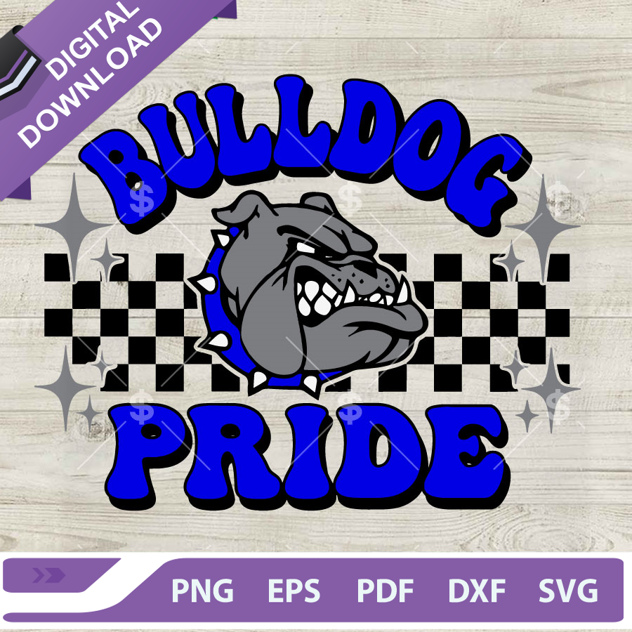 bulldogs pride svg - Inspire Uplift