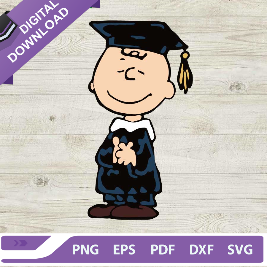 Charlie Brown Graduation SVG, Charlie Brown SVG, Peanuts Sno | Inspire ...