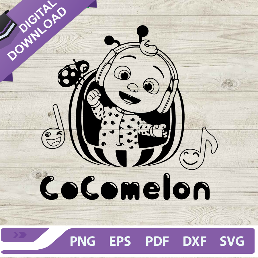 Cocomelon Baby SVG, Cocomelon Logo SVG, Cocomelon Icon SVG - Inspire Uplift