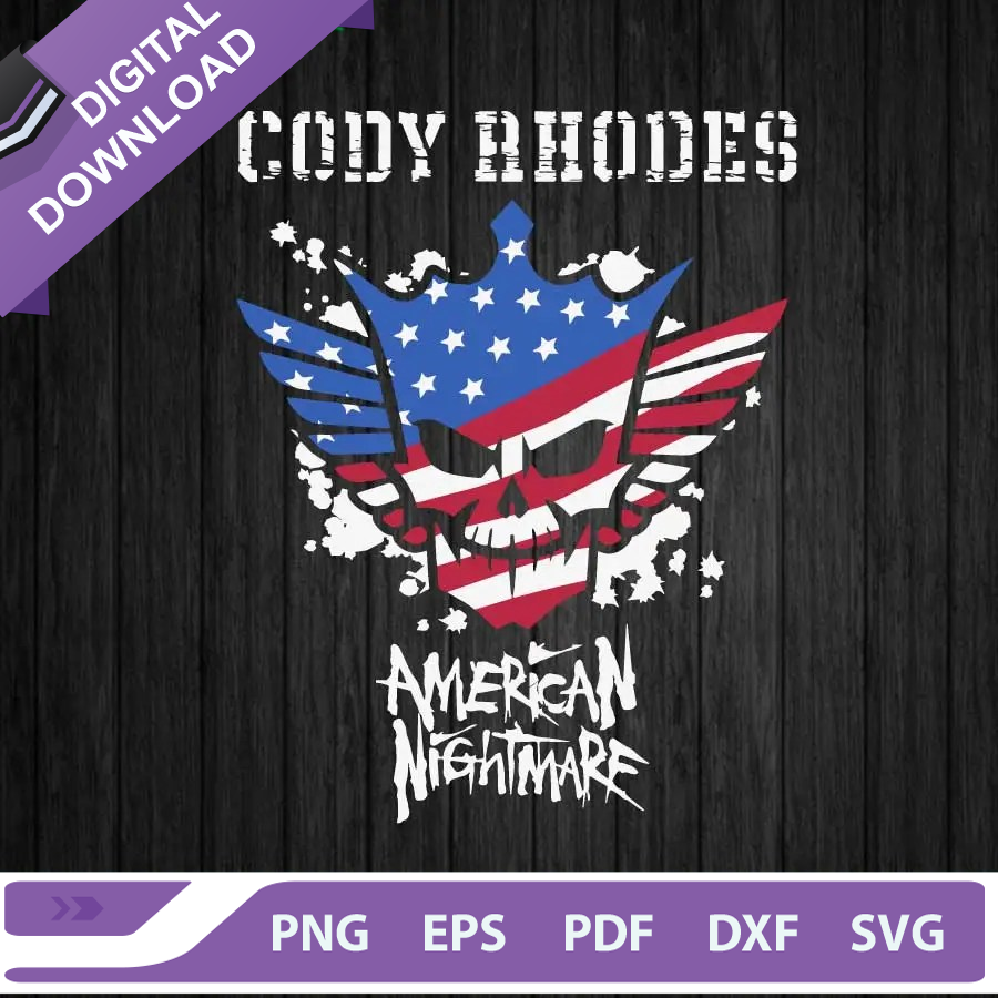Cody rhodes american nightmare SVG, Armorial cody rhodes log | Inspire ...