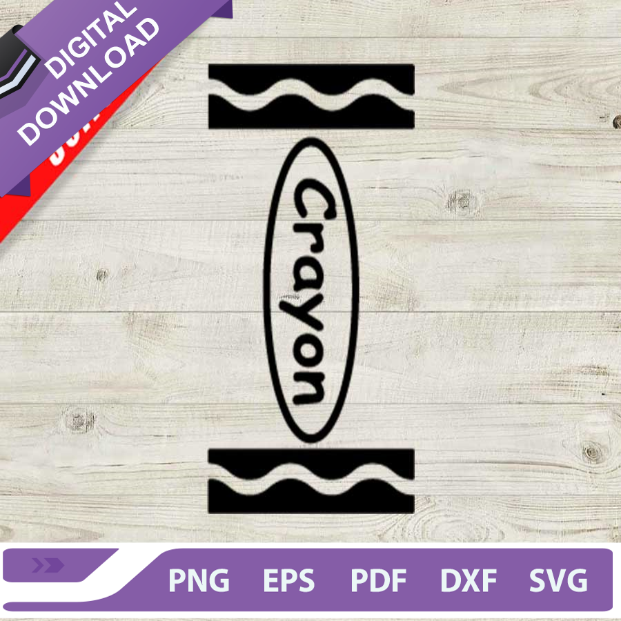 Crayon SVG, Cray On Color SVG, School SVG | Inspire Uplift