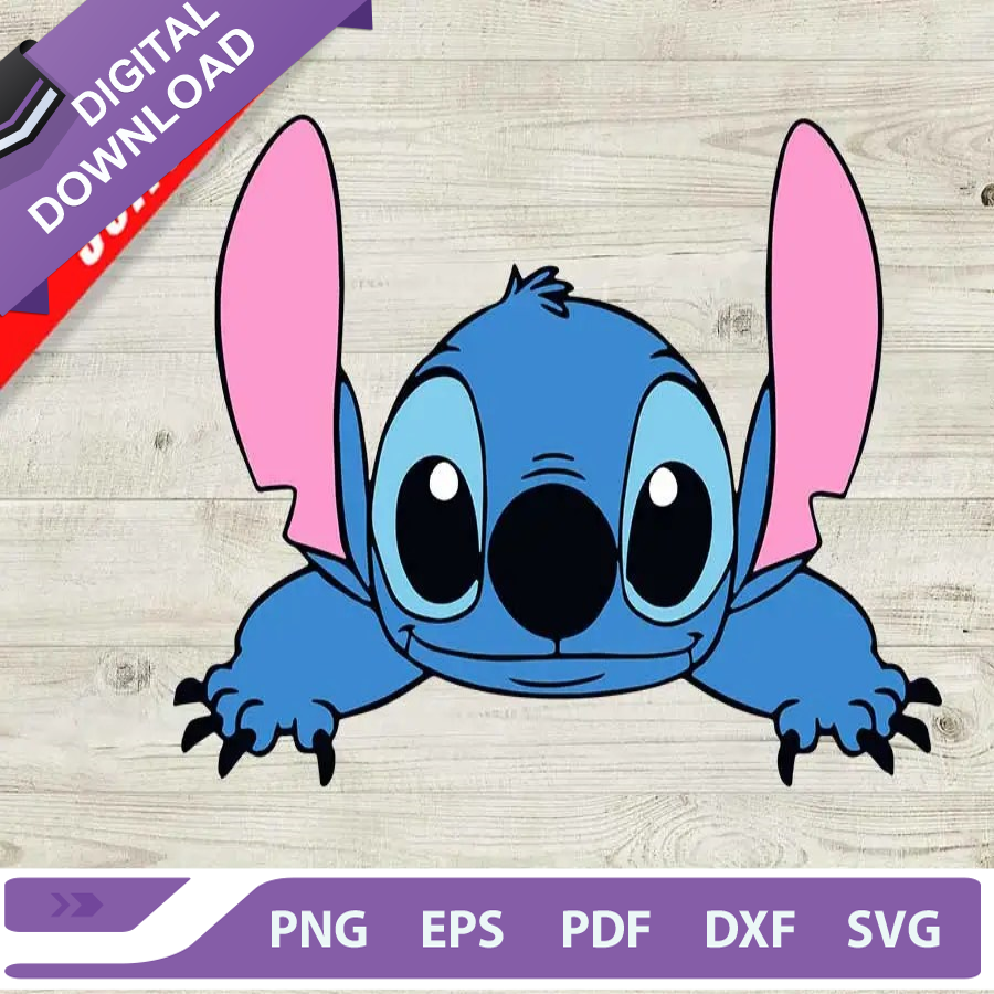 Cute Stitch Face SVG, Disney Lilo Stitch SVG, Lilo And Stitc - Inspire ...