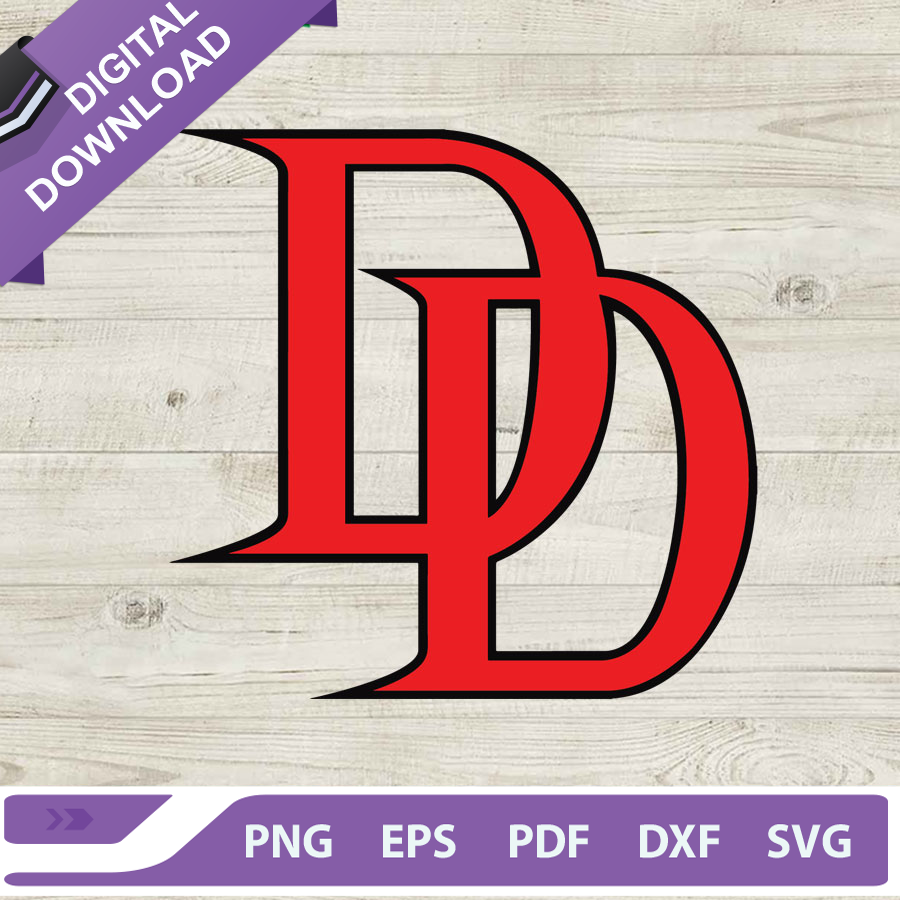 Daredevil Logo SVG, Daredevil superheroes SVG, Daredevil SVG | Inspire ...