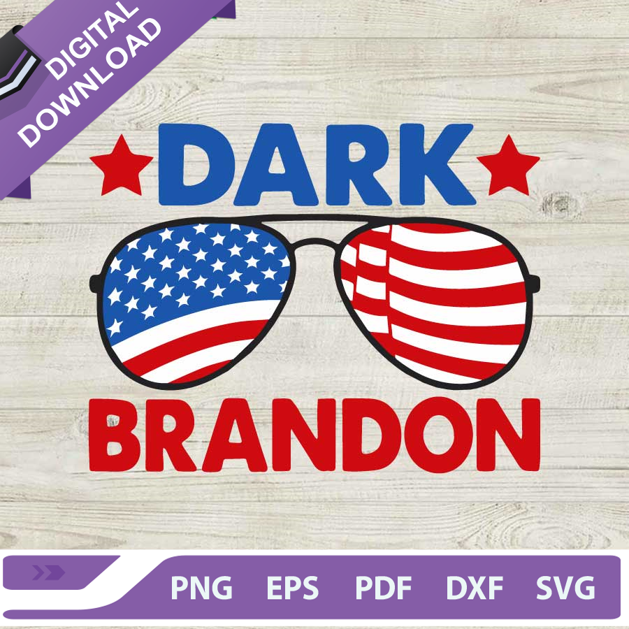 Dark brandon american flag SVG, Dark brandon SVG, Funny Joe | Inspire ...