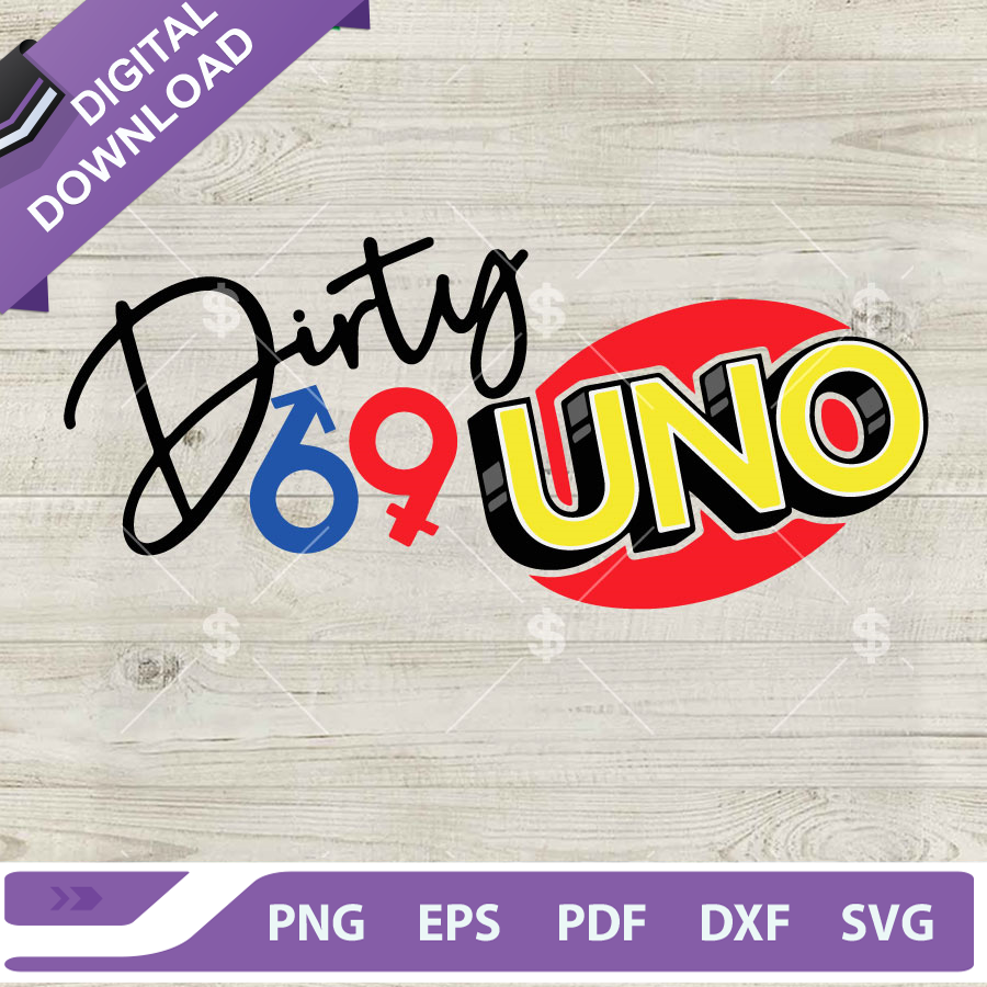 Dirty 69 Uno SVG, Uno Card SVG, Uno Card Game | Inspire Uplift