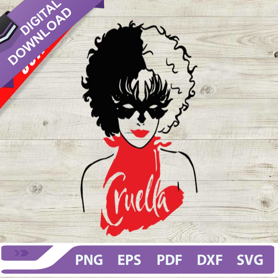 cruella svg - Inspire Uplift