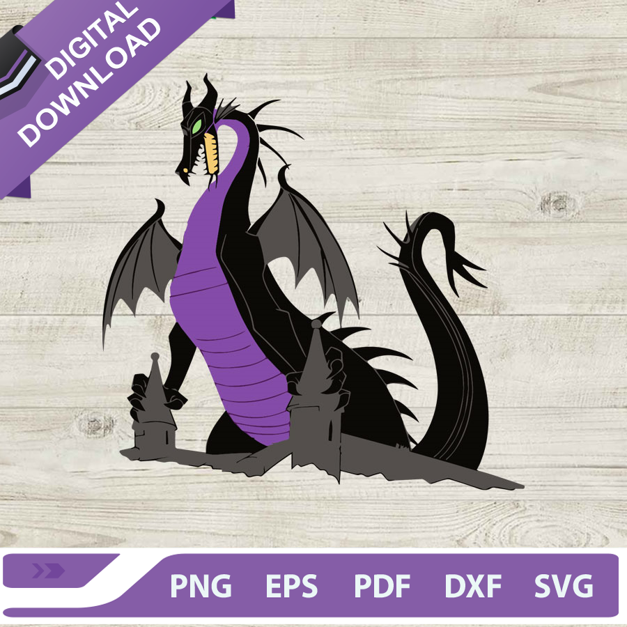 maleficent dragon svg - Inspire Uplift