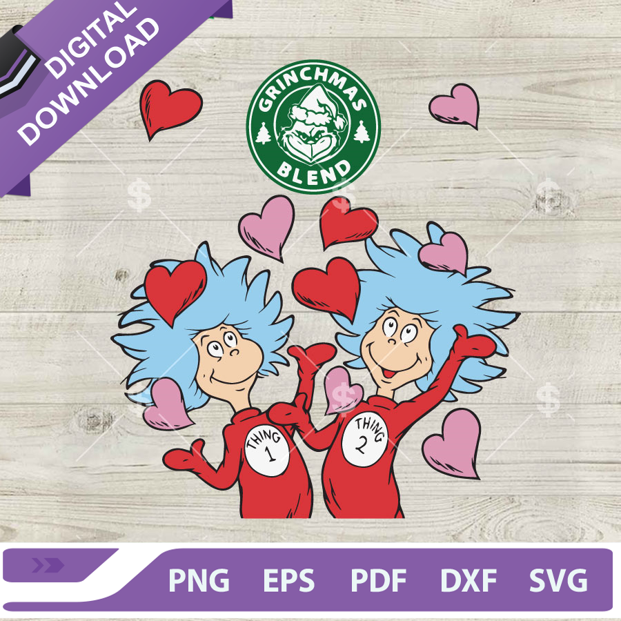 Dr Seusss Spooky Things Grinchmas Blend SVG, Dr Seusss Thing | Inspire ...