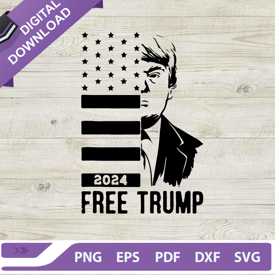 Free Trump 2024 SVG, Trump SVG, Trump President mug shot SVG - Inspire ...