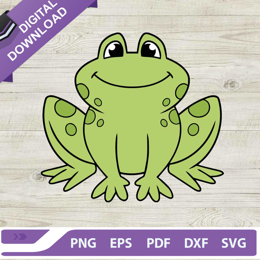Frog SVG, Cute frog SVG, Animal SVG - Inspire Uplift