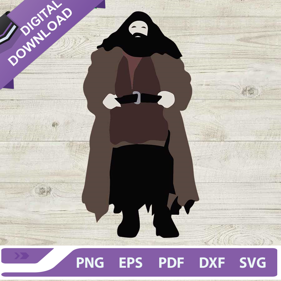 Hagrid harry potter SVG, Hagrid SVG, Harry potter character | Inspire ...