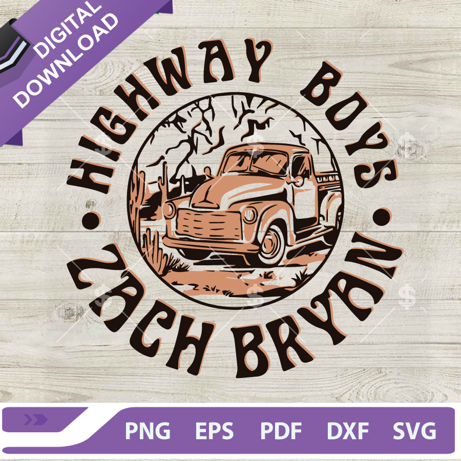 zach bryan svg - Inspire Uplift