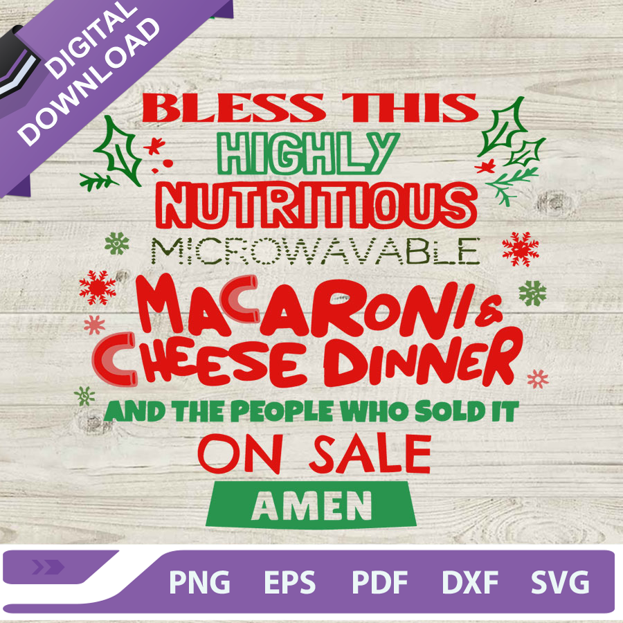 Home Alone Macaroni Cheese Dinner SVG, Home Alone Quotes SVG - Inspire ...