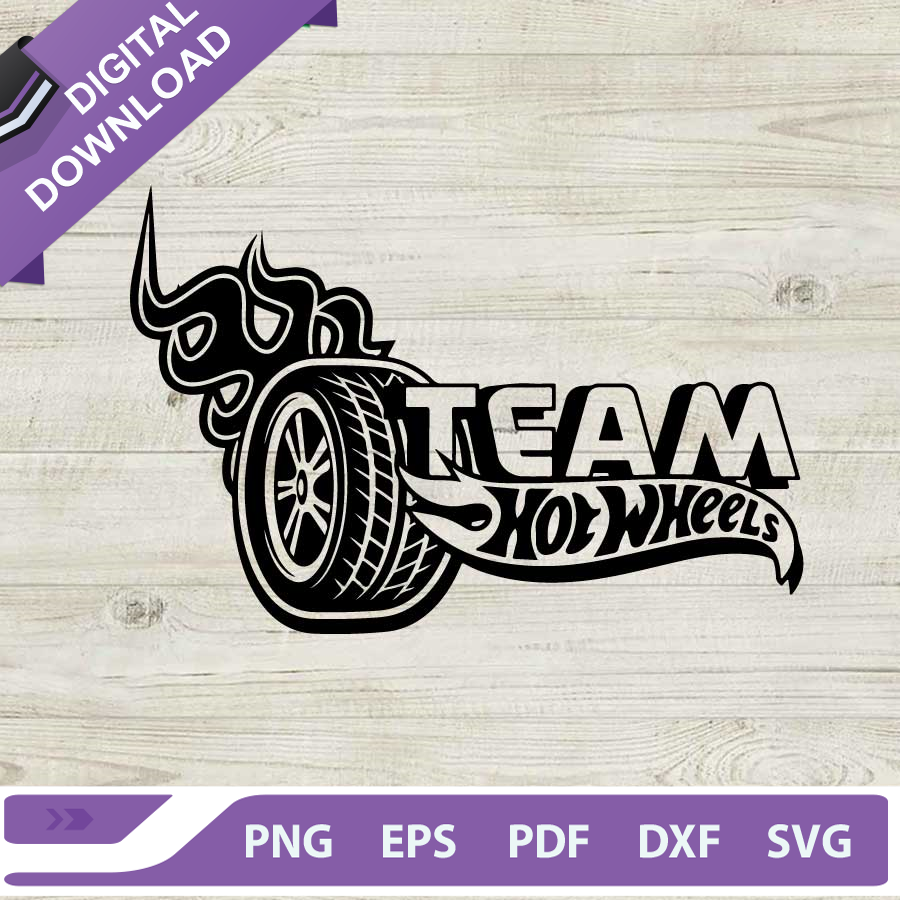 Hot wheels team SVG, Hot wheels SVG, Wheels logo SVG | Inspire Uplift