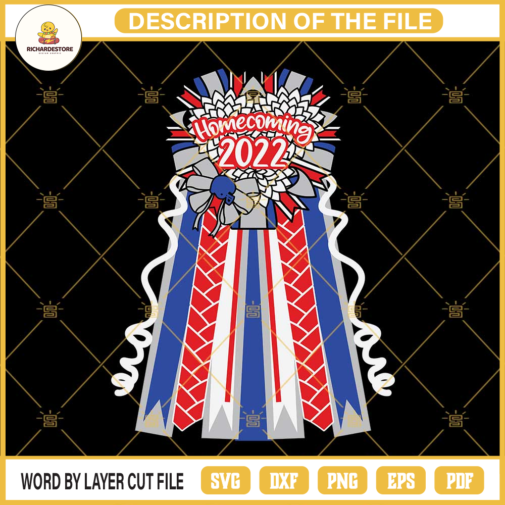 2022 Homecoming Mum SVG DXF EPS PNG Designs Silhouette Vecto | Inspire ...
