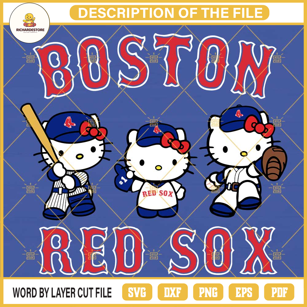 Hello Kitty Boston Red Sox Baseball | Inspire Uplift