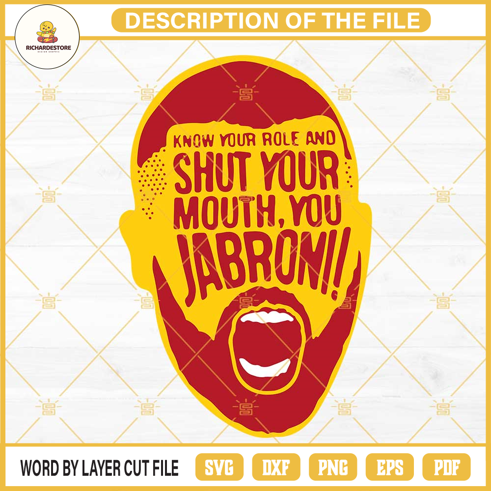 Know Your Role And Shut Your Mouth Cricut Silhouette Vector | Inspire ...